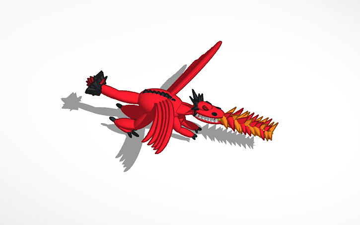 3D design Dragon - Tinkercad