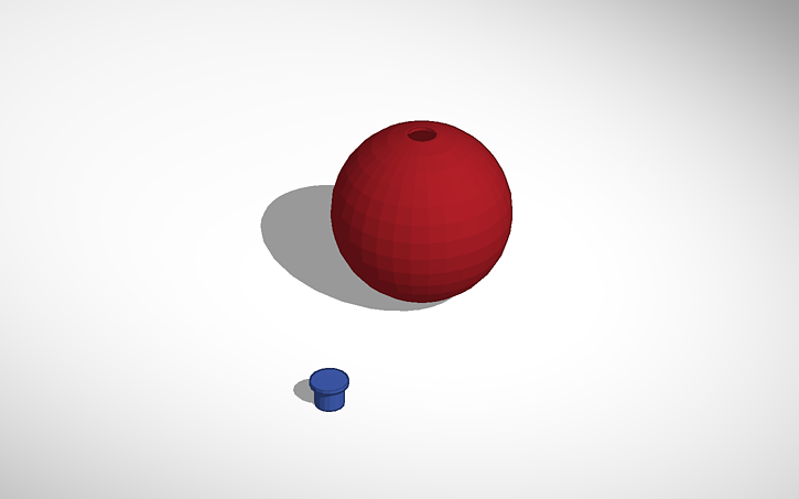 3D design Geocaching Sphere - Tinkercad