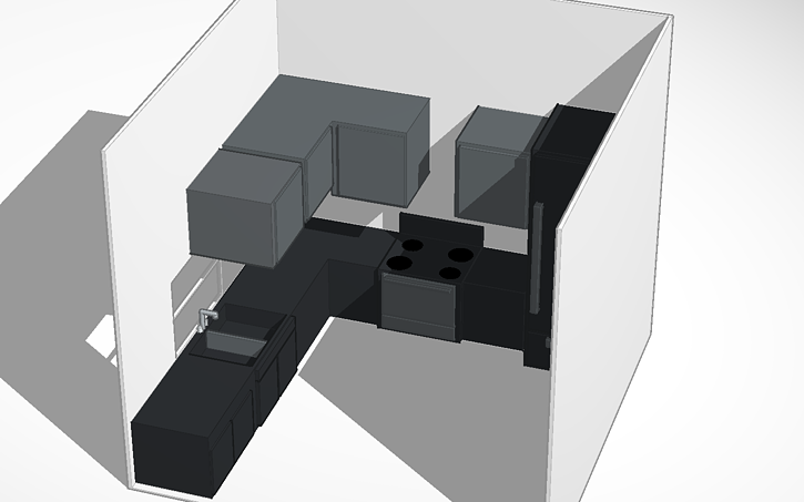 3D design Kitchen - Tinkercad