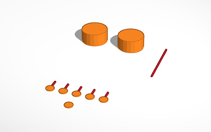 3D design Gradient generator template - Tinkercad