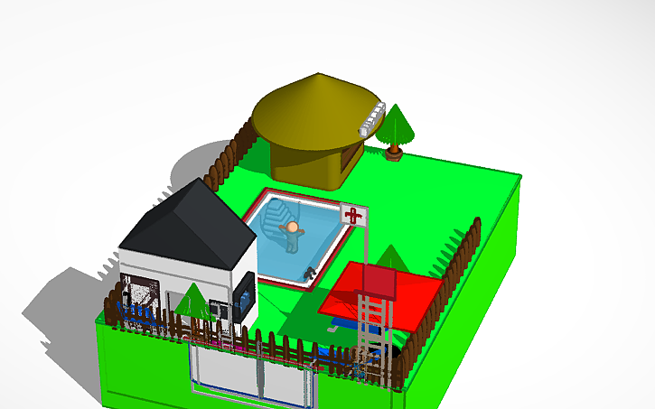 3D design PISCINA - Tinkercad