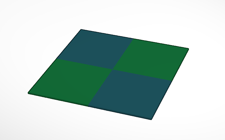 3D design simple carpet - Tinkercad