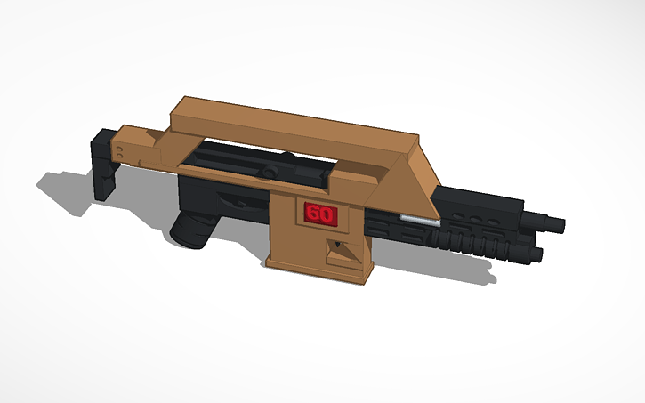 3D design Pulse Rifle Aliens | Tinkercad