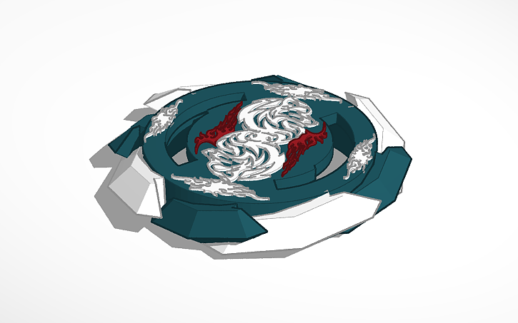 3D design beyblade burst - Tinkercad