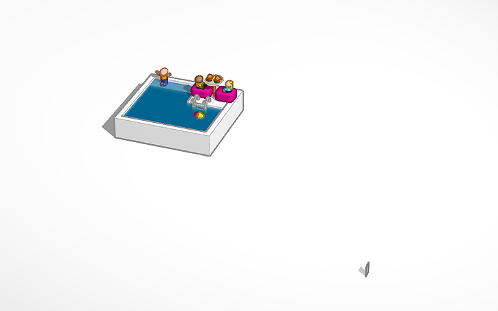 3D design Swimming Pool | Tinkercad