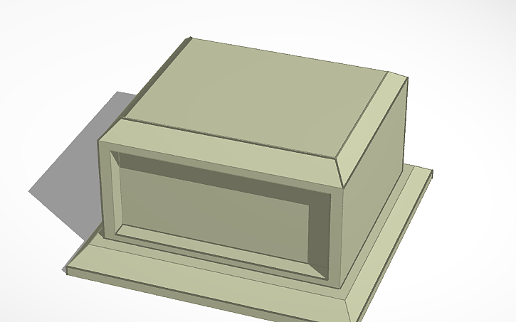 3D design Mr. Martin Trophy Base VMSS - Tinkercad