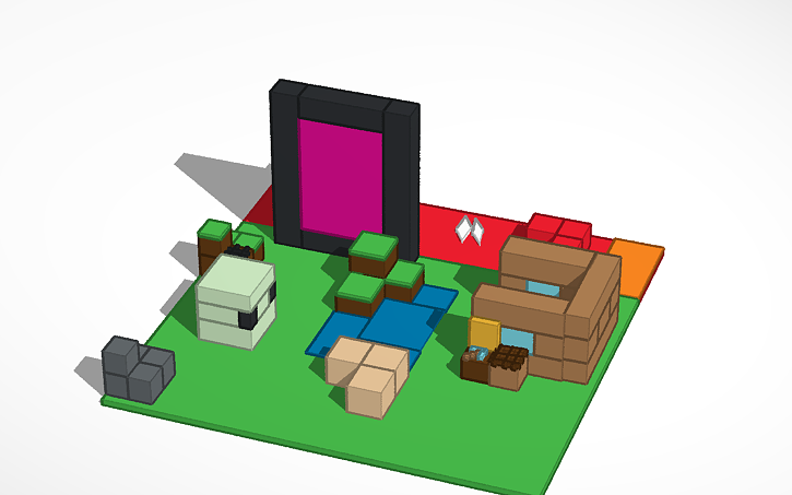 3D design minecraft - Tinkercad