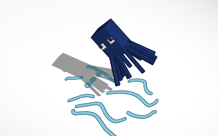 3d Design Squid Tinkercad