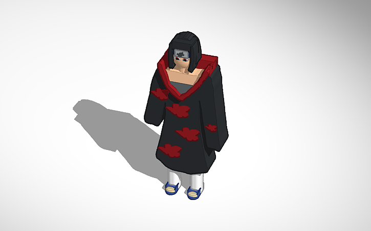 3D design uchiha itachi - Tinkercad