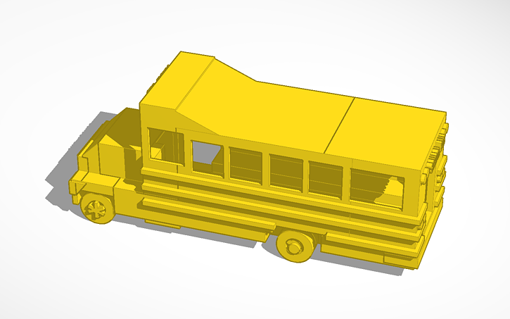 3D design Thomas Ford B800 "Fummins" School Bus 1997 | Tinkercad