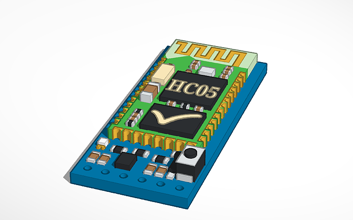 3d Design Arduino Bluetooth Hc05 Tinkercad