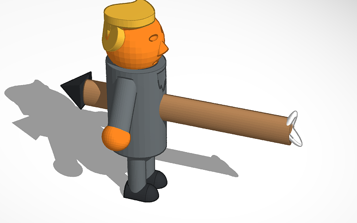 3D design what should happen to trump - Tinkercad