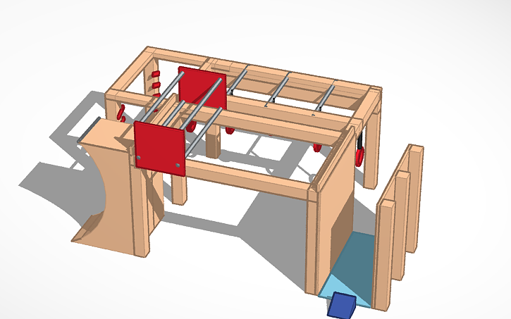 3D design Ninja Gym #1 - Tinkercad