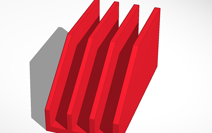 3D design desk divider | Tinkercad