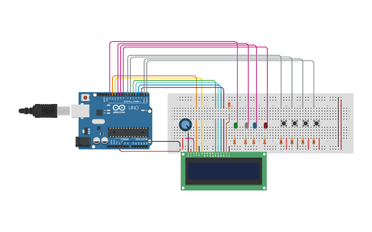 Circuit design Simulación RFID - Tinkercad