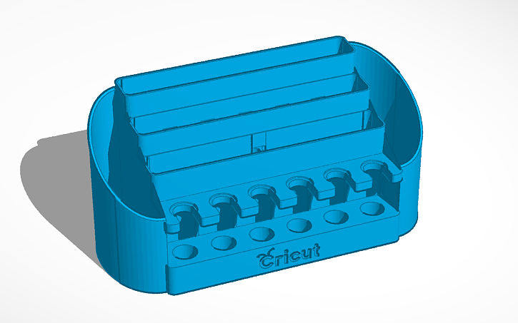 3D design CriCut Tool Holder - Tinkercad