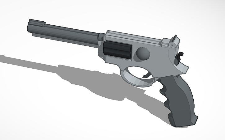 3D design Револьвер - Tinkercad