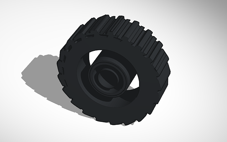 3D design tekerlek - Tinkercad