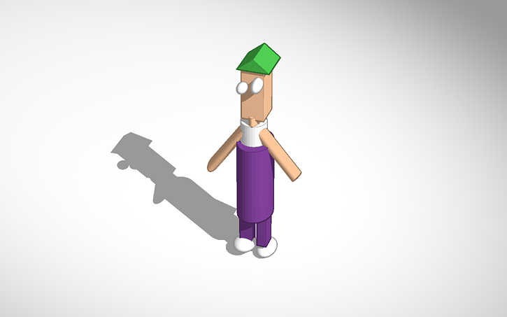 3D design Ferb - Tinkercad