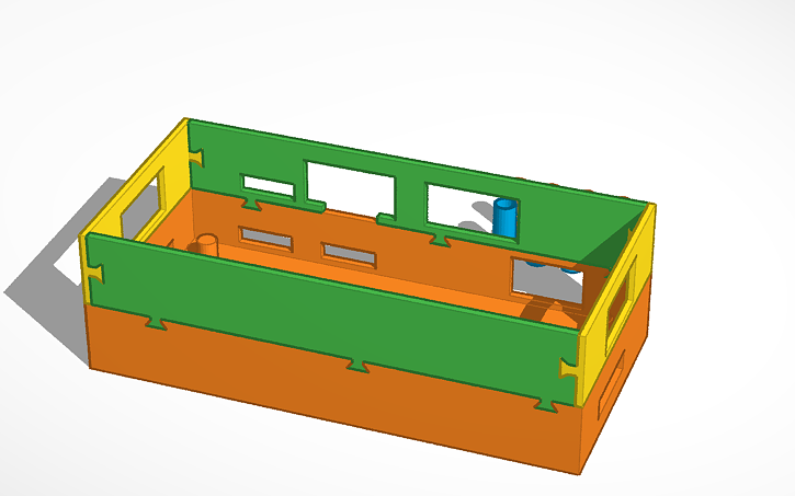 3d Design Raspberry Pi Case With Usb Hub And Phat Dac Untested