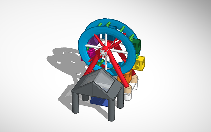 3D design Ferris wheel - Tinkercad