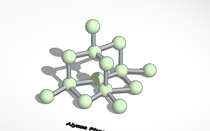3D design Alyssa Pham (Covalent network - diamond) | Tinkercad