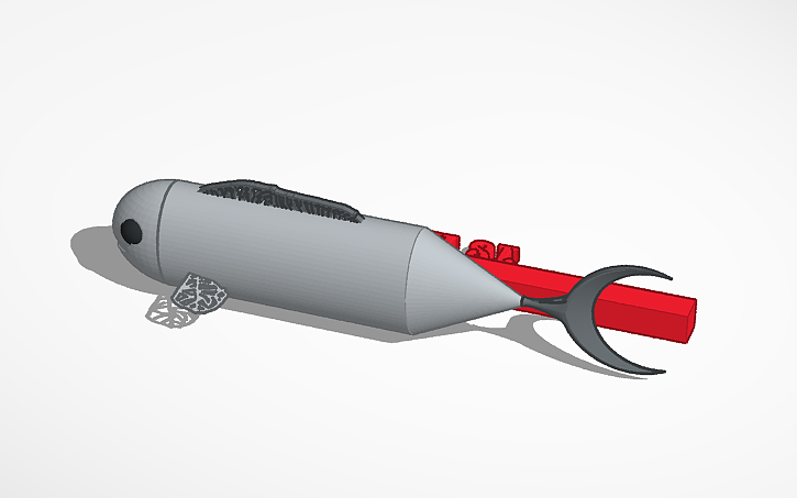 3D design the torpedo fish - Tinkercad