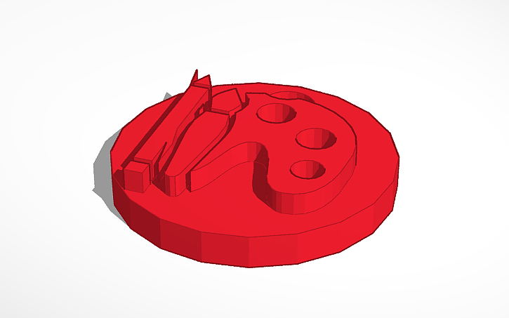 3d Design Keychain Tinkercad
