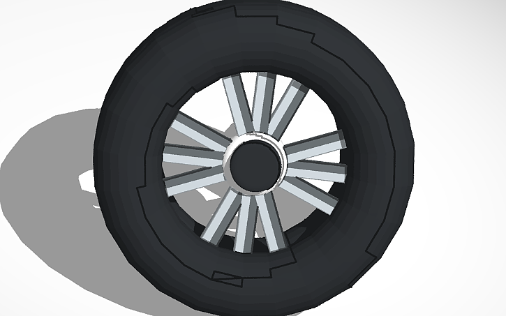 3D design Alloy Wheel - Tinkercad
