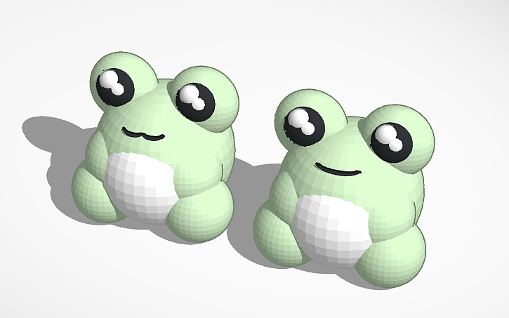 3D design Daquavus the frog (fixed) - Tinkercad
