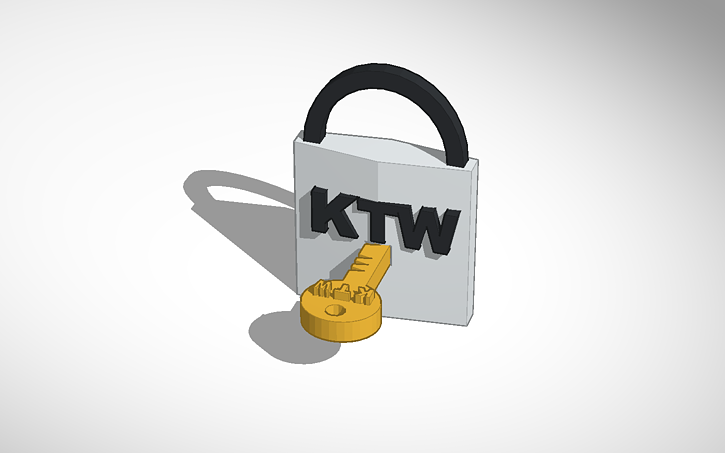 3d Design Lock Tinkercad