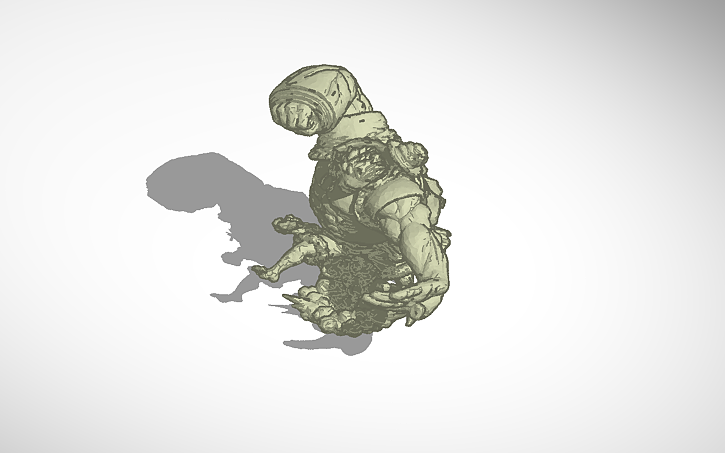 3D design Luffy gear 4 - Tinkercad