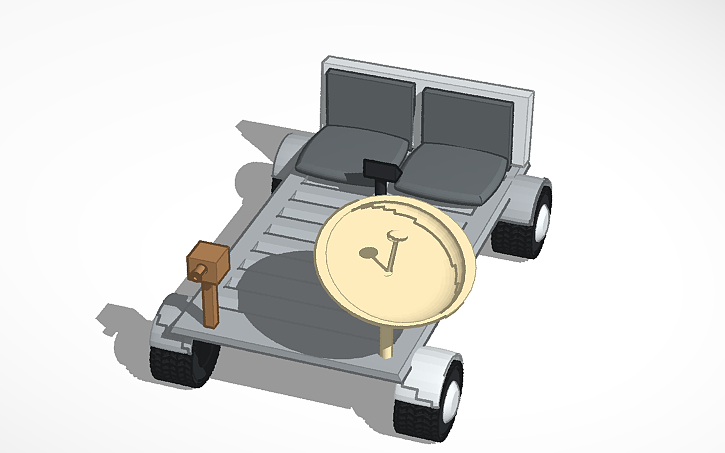 3D design Moon Rover - Tinkercad