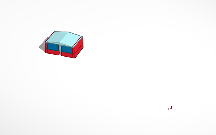 3D design House Base - Tinkercad