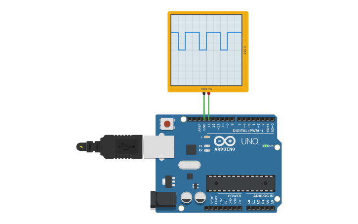 Circuit design PWM - Delay function - Tinkercad