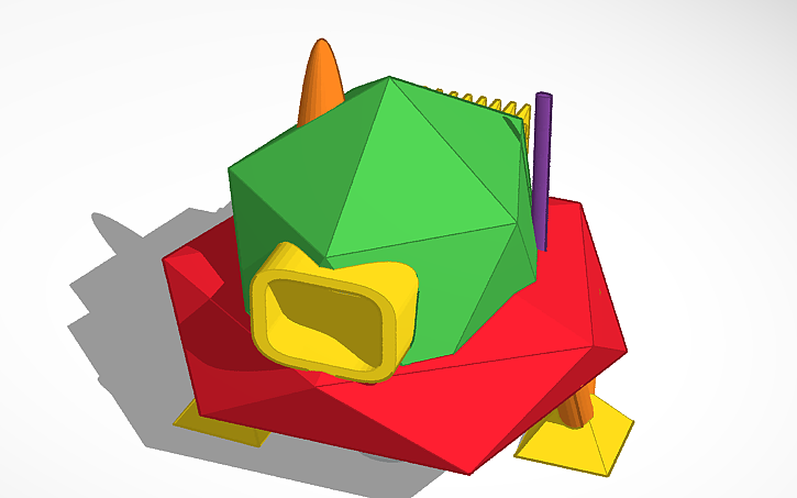 3D design Lunar lander - Tinkercad