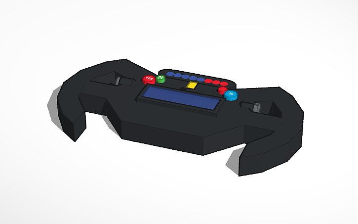 3D design Feroce 'Yoke' Race Car Steering Wheel - Tinkercad
