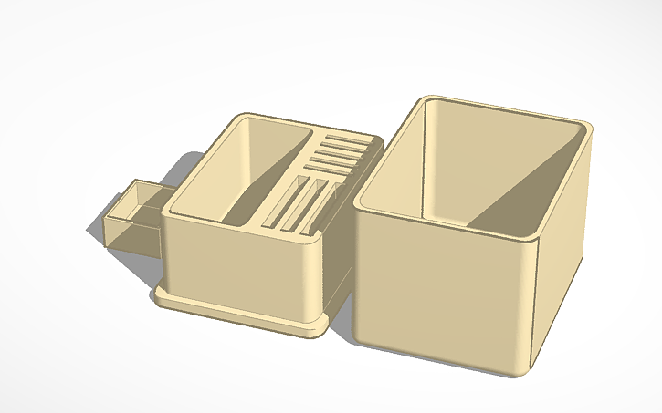 3D design SD Card Holder - Tinkercad