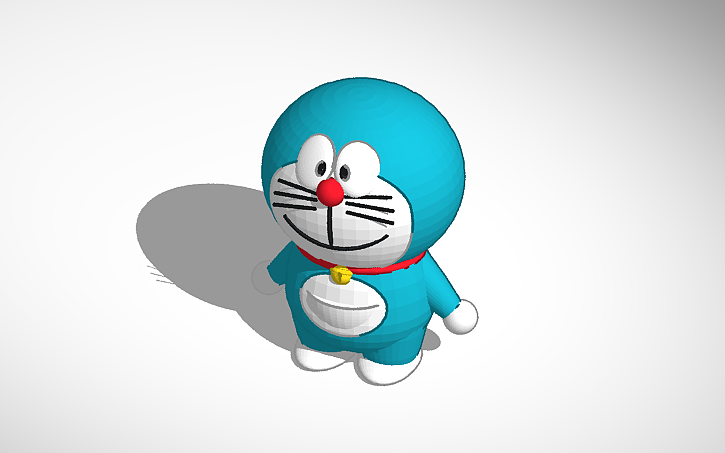 3D design Doraemon - Tinkercad