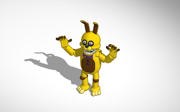 3D design FNAF Spring Bonnie - Tinkercad