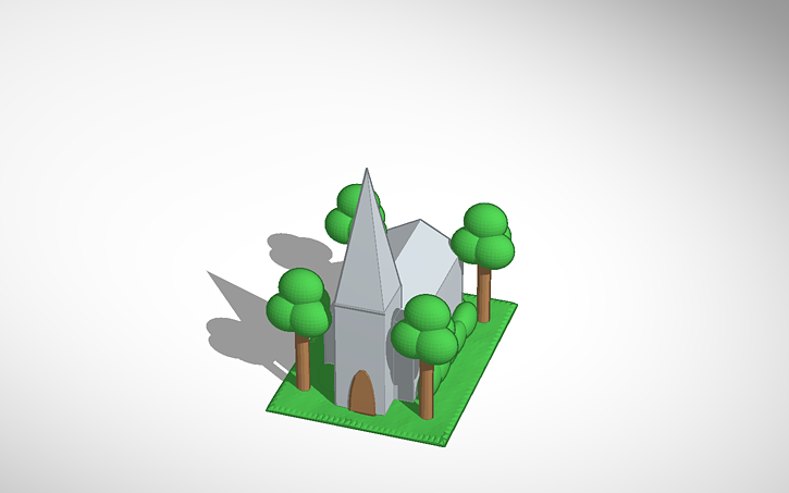 3D design church - Tinkercad
