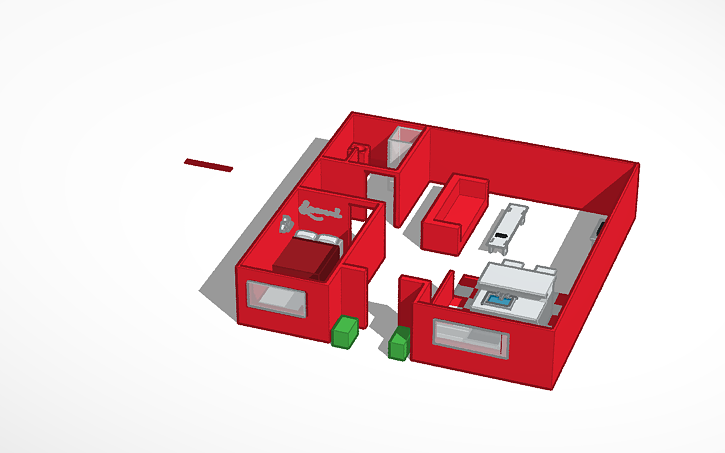 3D design 3D house plan | Tinkercad