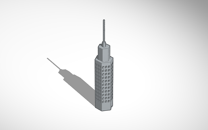 3D design Building - Tinkercad
