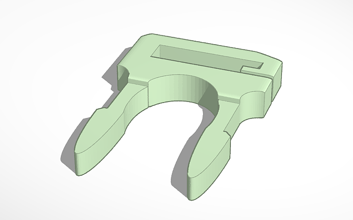 3D design Ortlieb office bag lock - Tinkercad