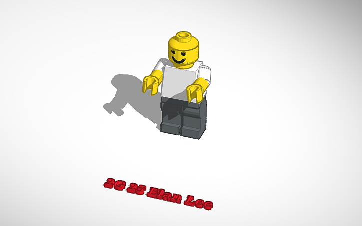 3D design 2G_25_Lego_mini_figure - Tinkercad