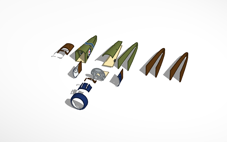 3D design Fuselage Experiment - Tinkercad