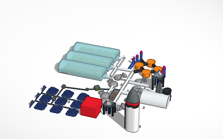 3D design DymitrMaciol MoonBase - Tinkercad
