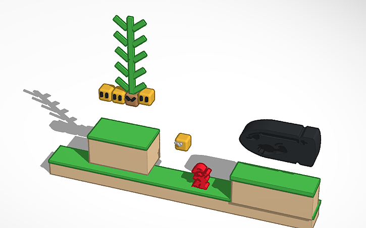 3D design Mario Simple World | Tinkercad