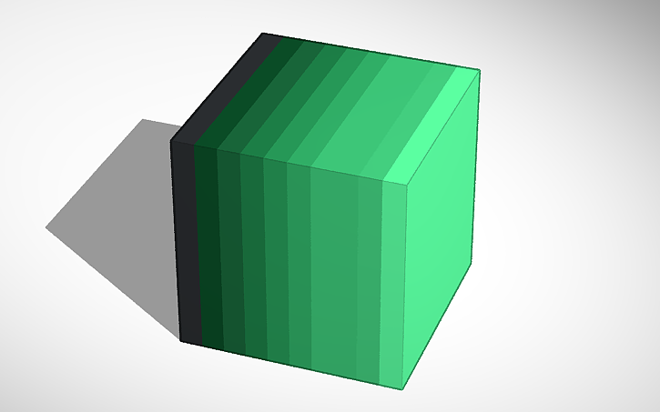 3d Design Green Gradient Tinkercad