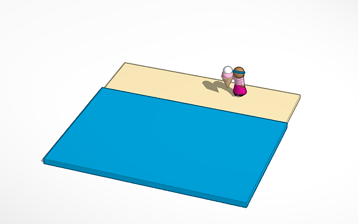 3D design Beach :] | Tinkercad